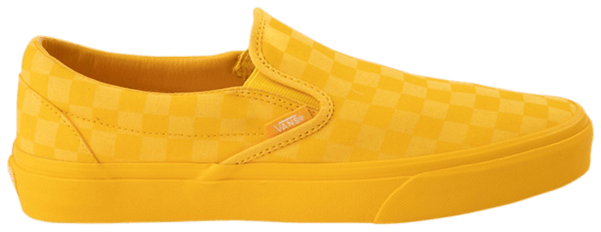 Buy Vans Classic Slip-On 'Mono Checkerboard - Spectra Yellow ...