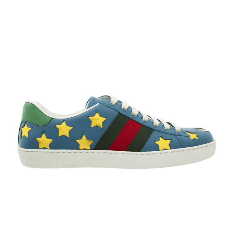 Buy Gucci New Ace 'Stars - Blue Gold' - 674287 1XGP0 4460 | GOAT