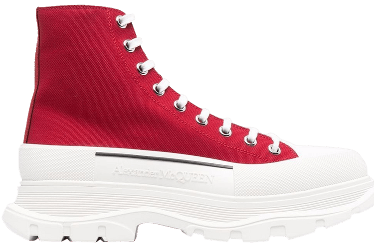 Buy Alexander McQueen Tread Slick Boot 'Red' - 604254 W4MV2 6044 | GOAT