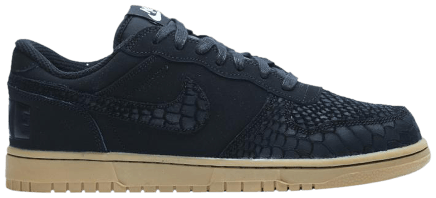 Buy Big Nike Low Lux 'Black Snakeskin Gum' - 854166 002 | GOAT