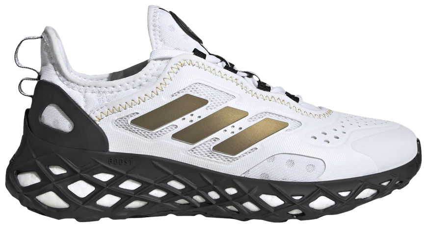Buy Adidas Web Boost J 'White Black Gold' - HQ1415 | GOAT