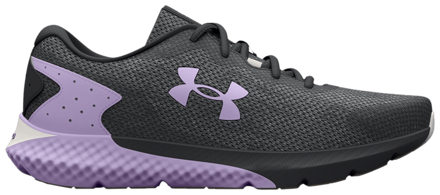 Buy Under Armour Wmns Charged Rogue 3 Knit 'Jet Grey Nebula Purple ...