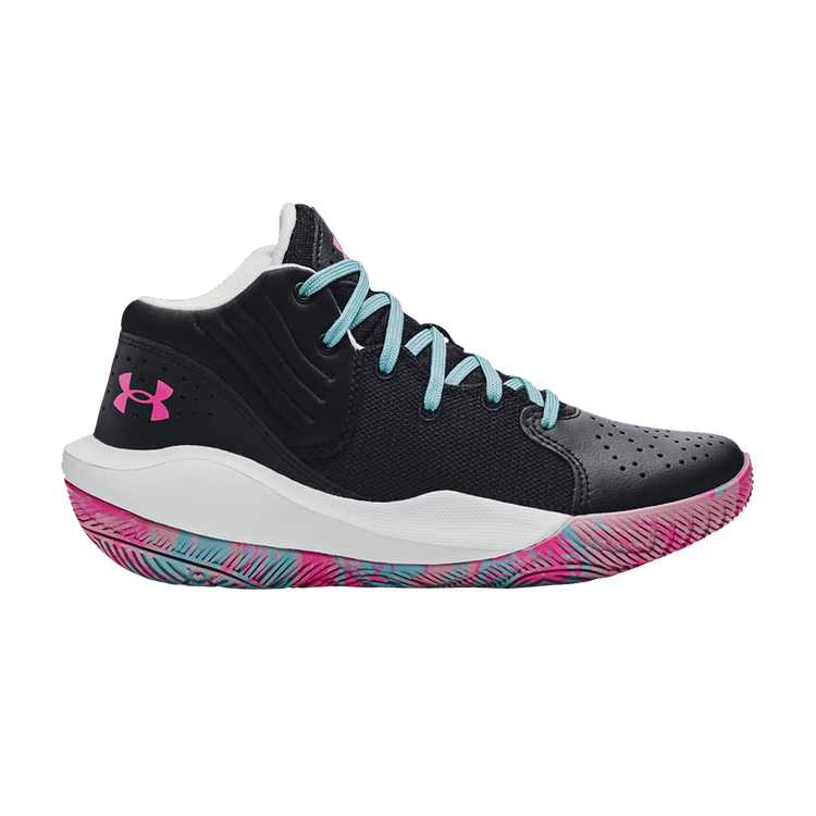 Buy Under Armour Jet '21 GS 'Black Pink Aqua' - 3024794 007 | GOAT