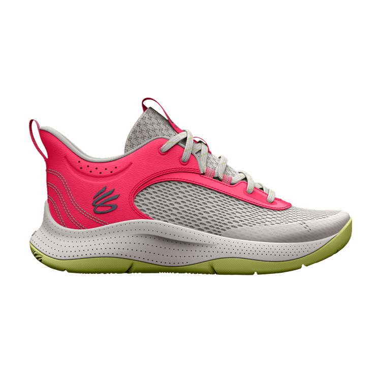 Buy Under Armour Curry 3Z6 GS 'Grey Mist Pink Shock' - 3025091 102 | GOAT