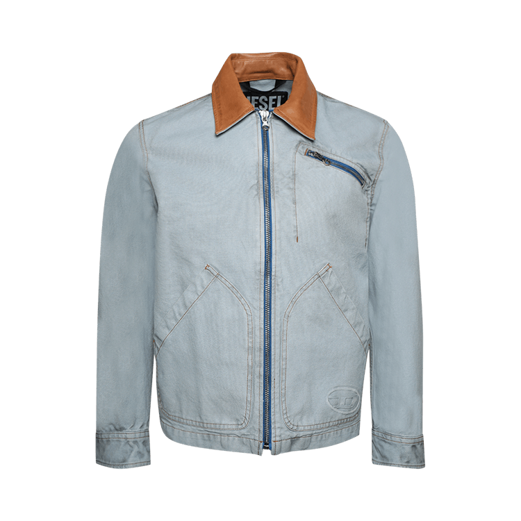 Buy Diesel J-Chart Jacket 'Blue' - A08502 0DMAX 8II | GOAT