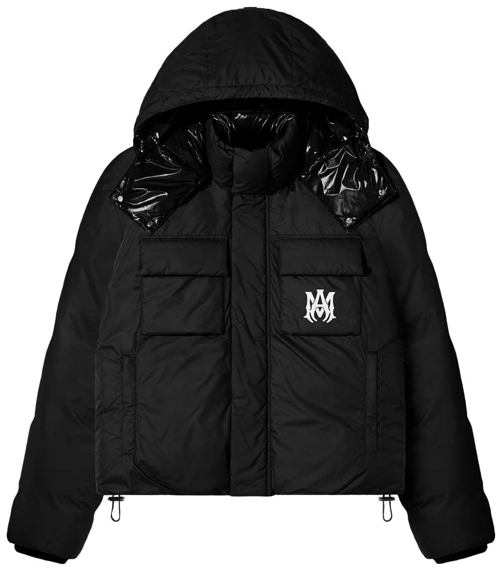 Buy Amiri Hooded Down Puffer Jacket 'Black' - PS23MOS030 001 BLAC | GOAT