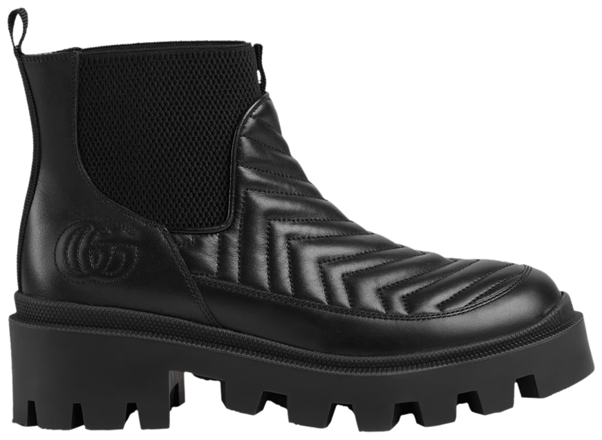 Buy Gucci Wmns Matelassé Chelsea Boot 'Triple Black' - 643958 DH7D0 ...