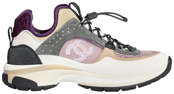 Buy Chanel Wmns Sneaker 'White Grey Purple' - G39488 Y56142 K4944 | GOAT