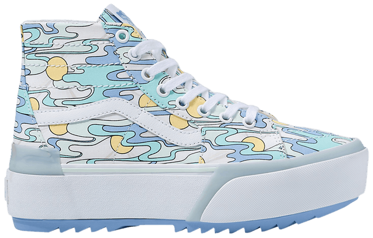 Buy Sk8-Hi Tapered Stacked 'UV Ink Sunwaves' - VN0005U2ZEL | GOAT