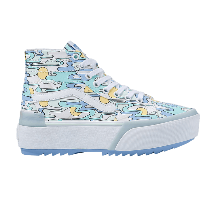 Buy Vans Sk8-Hi Tapered Stacked 'UV Ink Sunwaves' - VN0005U2ZEL | GOAT
