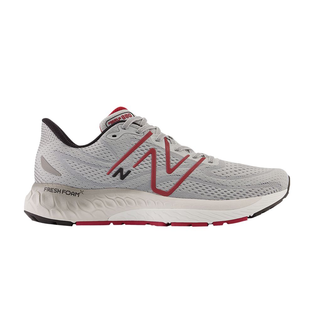 Fresh Foam X 880v13 4E Wide 'Aluminum Grey Crimson'