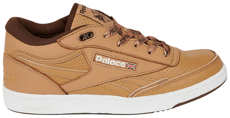 Buy Palace x Reebok Club C Mid 2 'Tan Brown' - PALACE CLUB C MID TAN | GOAT
