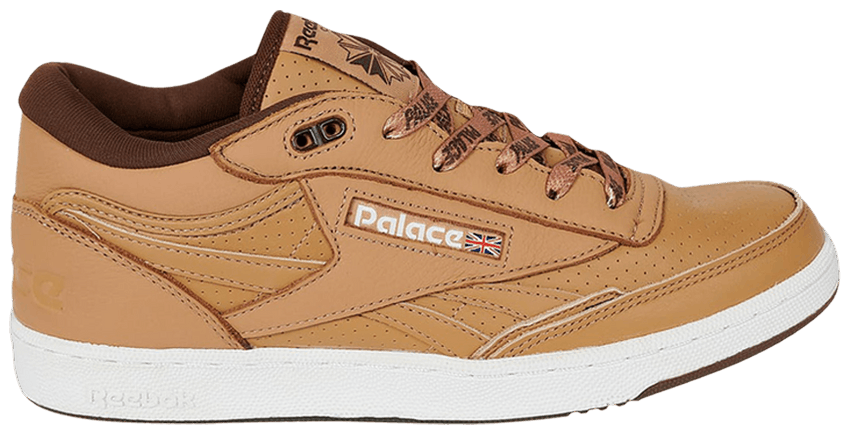 Buy Palace x Reebok Club C Mid 2 'Tan Brown' - PALACE CLUB C MID TAN | GOAT