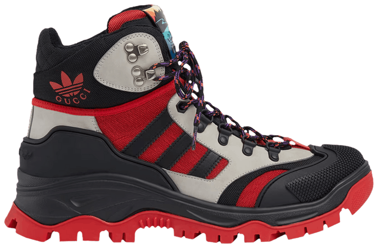Buy Adidas x Gucci Lace Up Boot 'Black Red' - 721392 FAAXC Buy Adidas x Gucci Lace Up Boot 'Black Red' - 721392 FAAXC