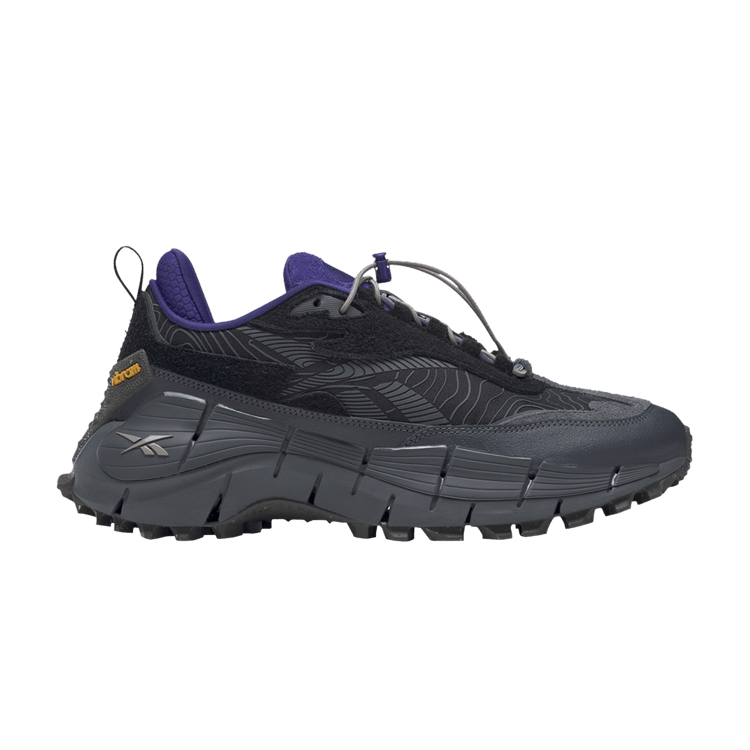 Buy Reebok Zig Kinetica 2.5 Edge 'Black Bold Purple' - HR1771 | GOAT