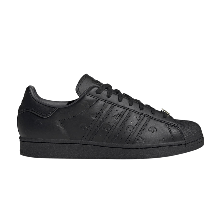 Buy Superstar 'Allover Debossed Trefoils - Black' - GY0026 | GOAT