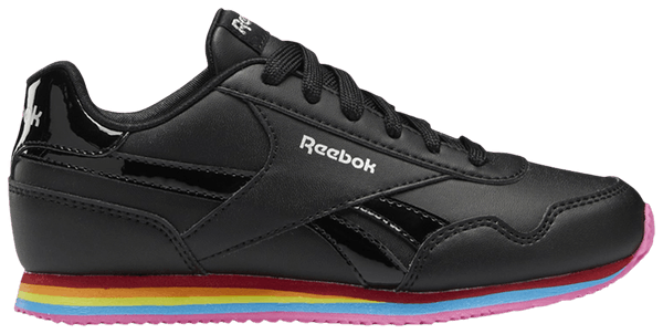Buy Reebok Royal Classic Jog 3 Little Kid 'Black Rainbow' - GW3706 | GOAT