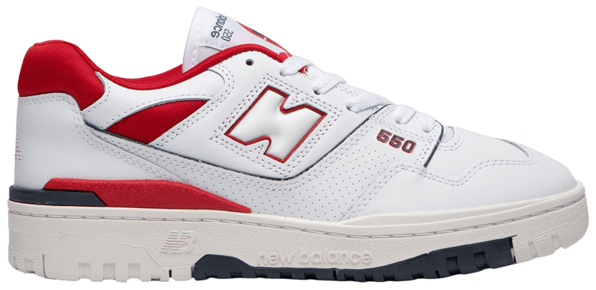 Buy New Balance 550 'White Team Red' JD Exclusive - BB550JR1 | GOAT