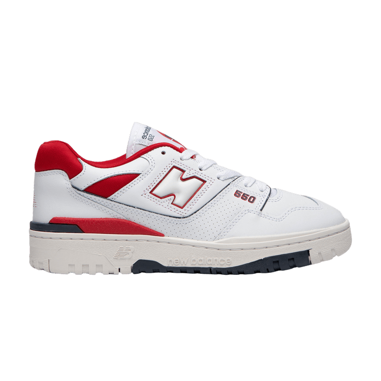 Buy New Balance 550 'White Team Red' JD Exclusive - BB550JR1 | GOAT