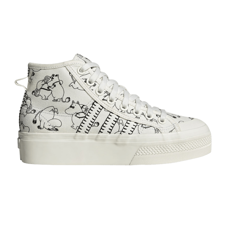 Buy Moomin x adidas Wmns Nizza Platform Mid 'Moominvalley Characters ...