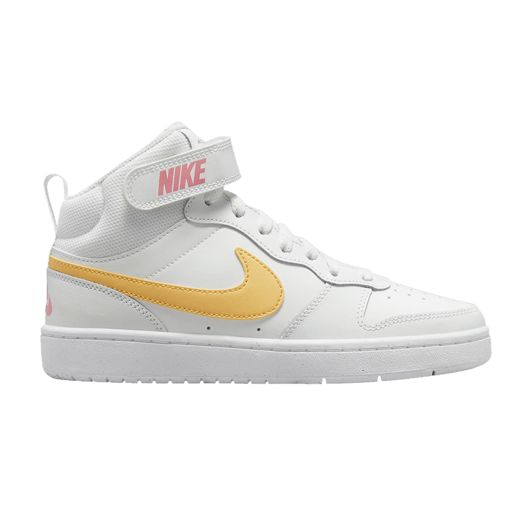 Buy Nike Court Borough Mid 2 GS 'White Topaz Gold' - CD7782 112 | GOAT