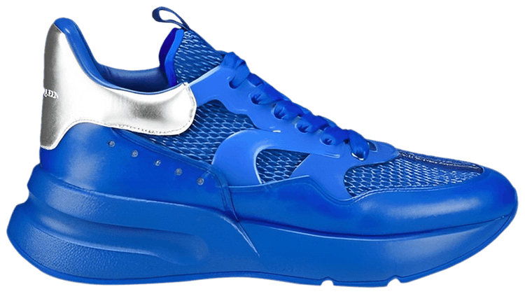 Buy Alexander McQueen Oversized Runner 'Ultramarine Silver Buy Alexander McQueen Oversized Runner 'Ultramarine Silver