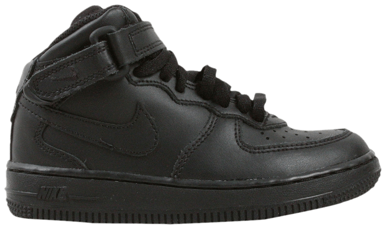 Buy Force 1 Mid PS 'Triple Black' - 314196 003 | GOAT