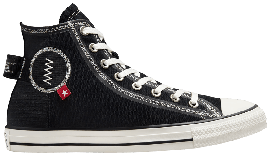Buy Converse Chuck Taylor All Star High 'Logo Tag - Black' - A06105C | GOAT