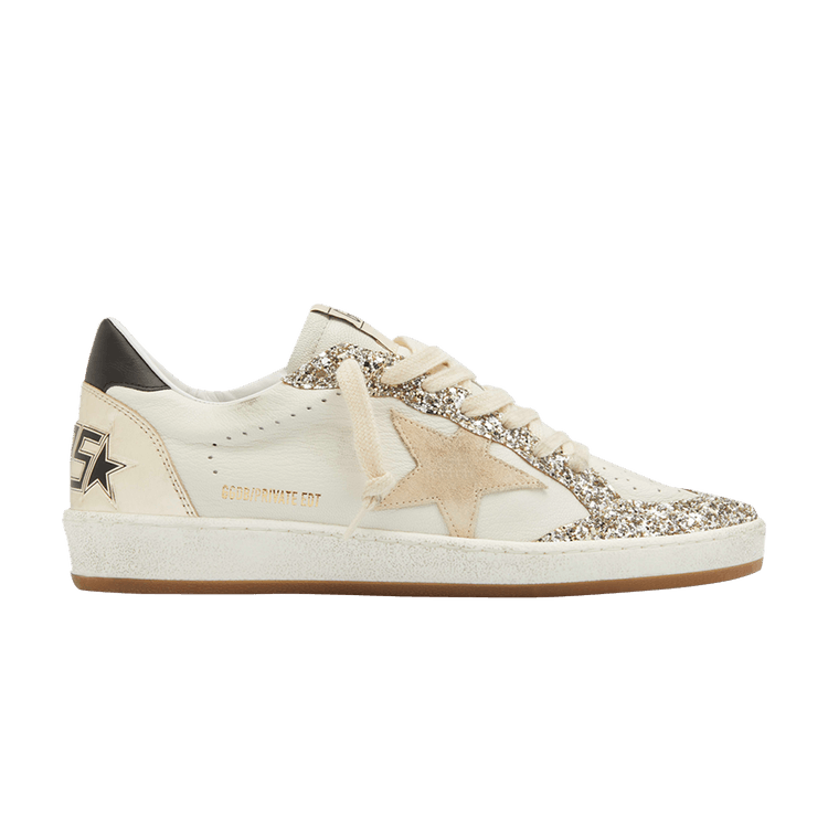 Buy Golden Goose Wmns Ball Star 'Seedpearl Silver Glitter' - GWF00117 ...