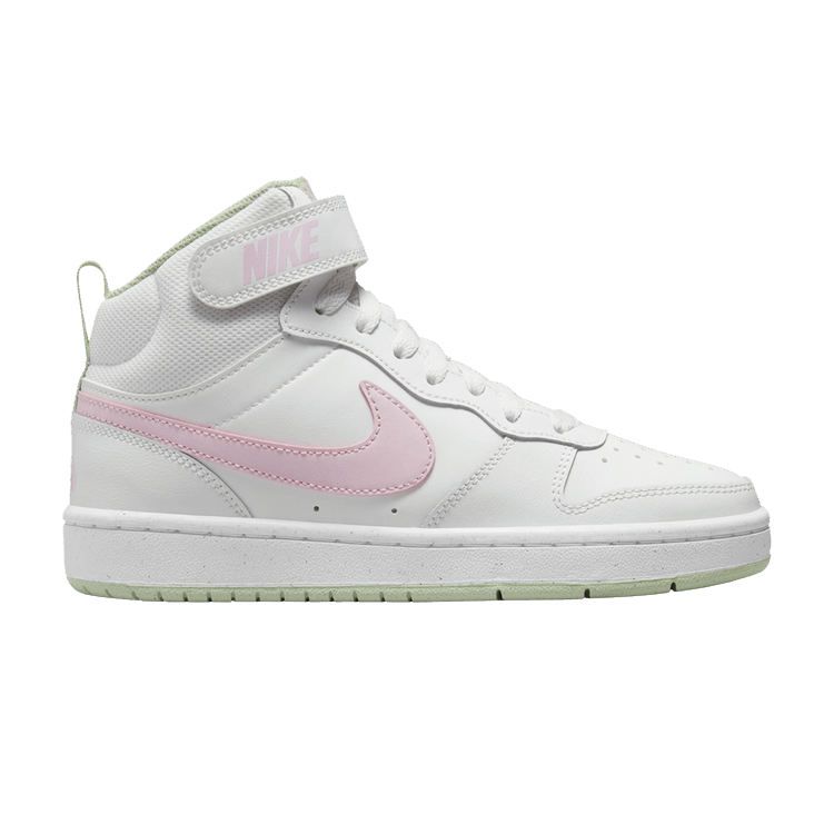 Buy Nike Court Borough Mid 2 GS 'White Pink Foam' - CD7782 111 | GOAT