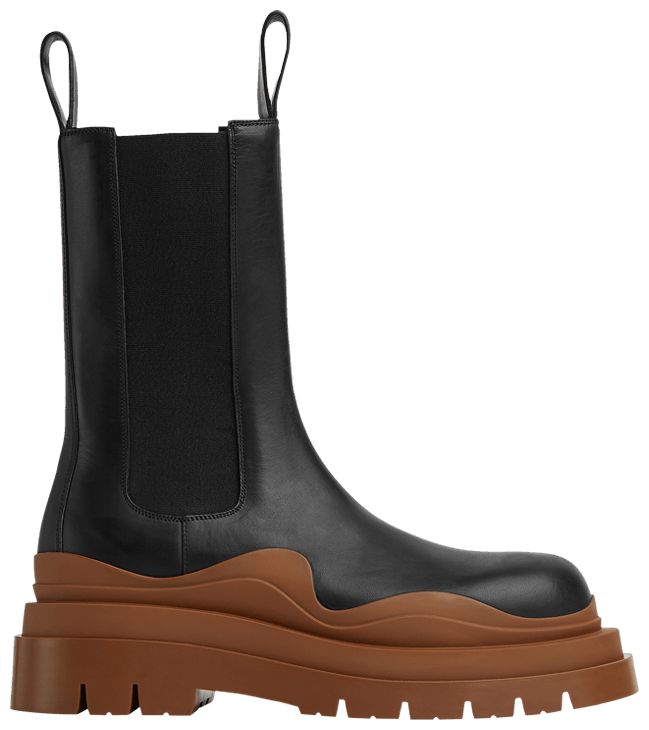 Buy Bottega Veneta Wmns Tire Boot 'Black Cognac' - 630297 VBS50 1753 | GOAT