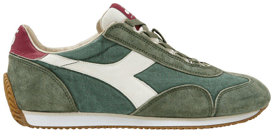 Buy Diadora Equipe H Canvas Stone Wash 'Green Laurel Wreath' - 201 ...