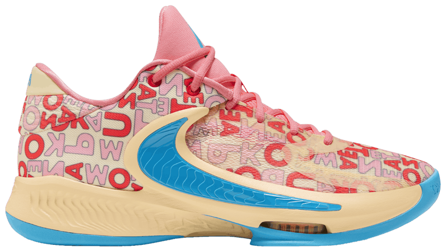 Buy Nike Zoom Freak 4 EP 'Letter Bros - Coral' - FB9504 200 | GOAT