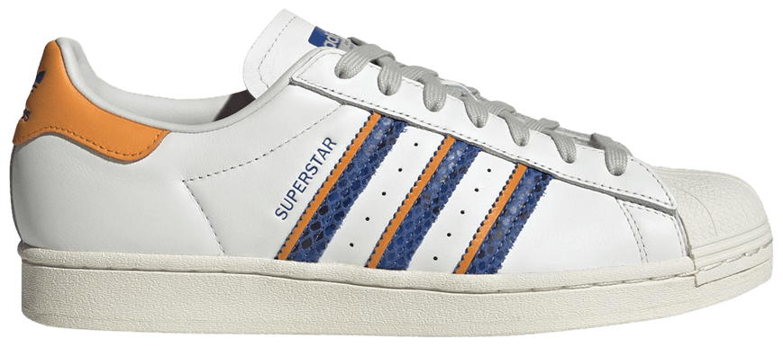 Buy Adidas Superstar 'White Orange Rush Snakeskin' - FZ6476 | GOAT