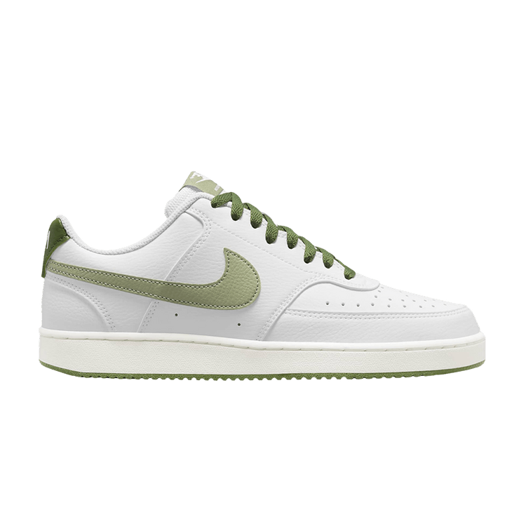 Buy Nike Court Vision Low 'White Oil Green' - FJ5480 100 | GOAT