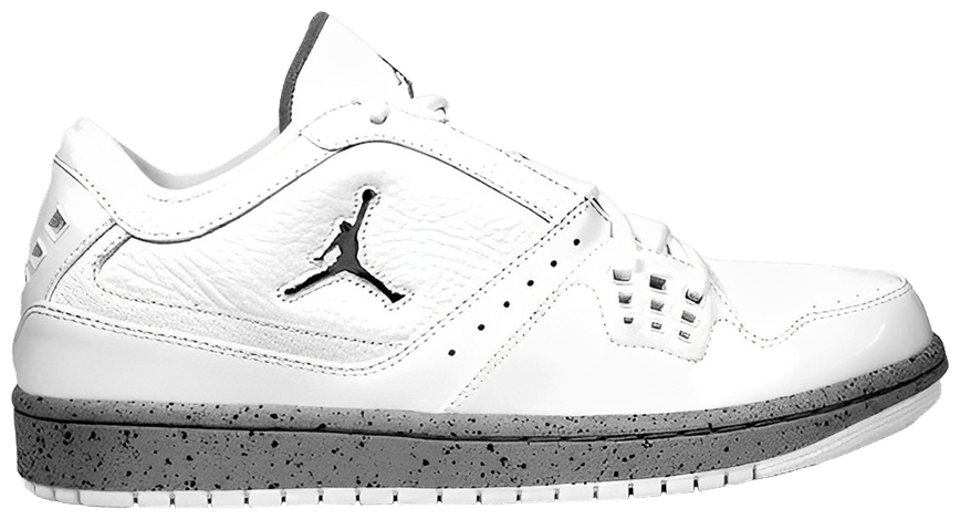 Buy Air Jordan 1 Flight Low 'White Cement' - 350610 107 | GOAT