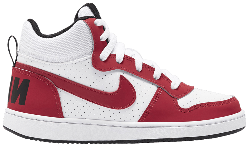 Buy Nike Court Borough Mid GS 'Gym Red White' - 839977 103 | GOAT
