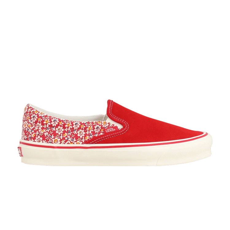 Buy Vans OG Classic Slip-On LX 'Micro Daisy - Racing Red' - VN0A45JK4L2 ...