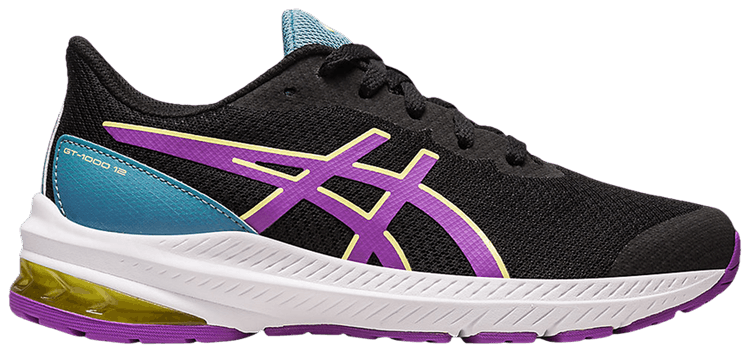Buy Asics GT 1000 12 GS 'Black Cyber Grape' - 1014A296 002 | GOAT