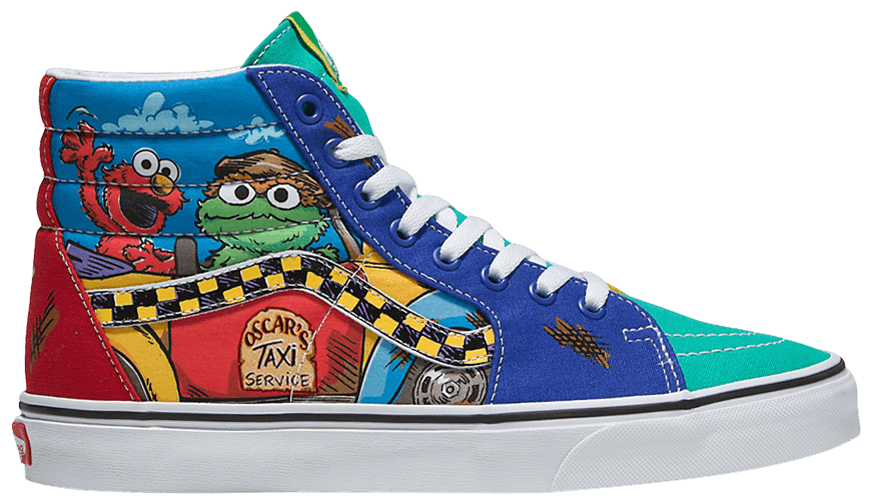Buy Vans Sesame Street x Sk8-Hi 'Oscar's Taxi Service' - VN000D5IBMB | GOAT