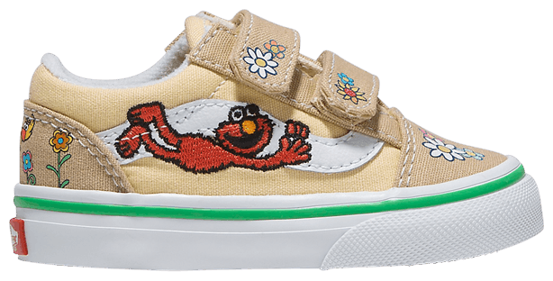 Buy Sesame Street x Old Skool V Toddler 'Elmo' - VN0A38JN7VJ - Cream | GOAT