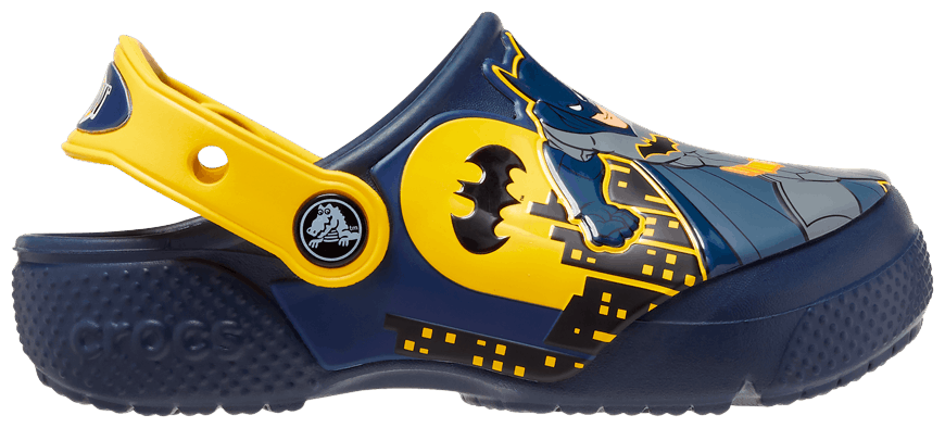 Buy Crocs DC Comics x Classic Clog Kids 'Fun Lab - Batman Patch' - 207470 410 | GOAT