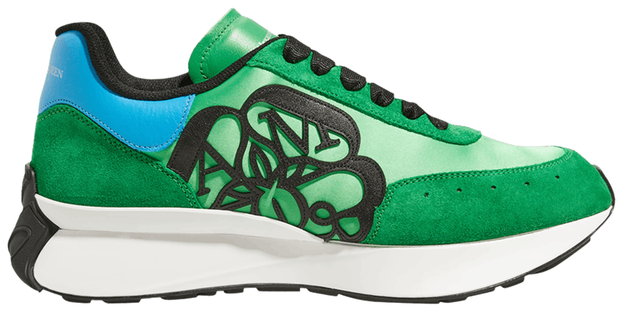 Buy Alexander McQueen Runner Sneaker 'New Lux Satin - Green' - 705072 ...