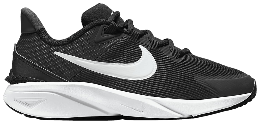 Buy Nike Star Runner 4 GS 'Black White' - DX7615 001 | GOAT