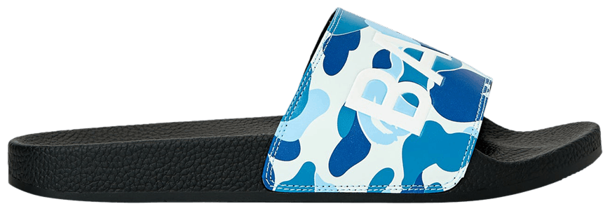 Buy BAPE ABC Camo Slide 'Blue Text' - 1J30191010 BLU | GOAT