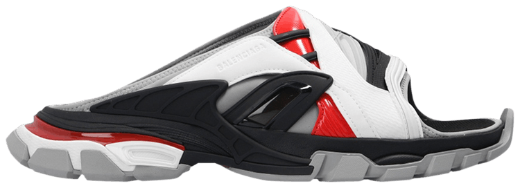 Buy Balenciaga Track Slide Sandal 'Black Grey Red' - 618083 Buy Balenciaga Track Slide Sandal 'Black Grey Red' - 618083