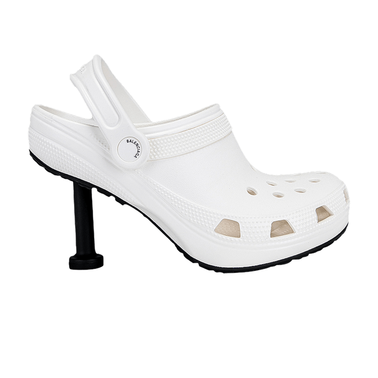 Buy Crocs x Balenciaga Wmns Logo Debossed Pumps 'White' - 677390 W1S8E ...