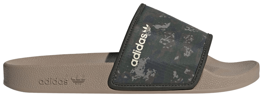 Buy Adilette Slide 'Shadow Green Brown Camo' - IF5463 | GOAT