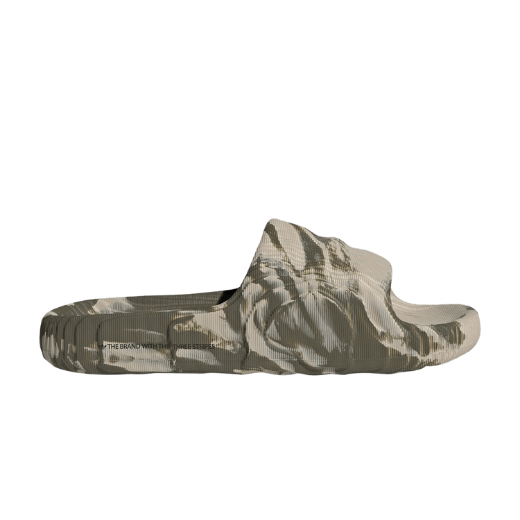 Buy Adilette 22 Slide 'Wonder Beige Olive Strata' - IG5918 | GOAT