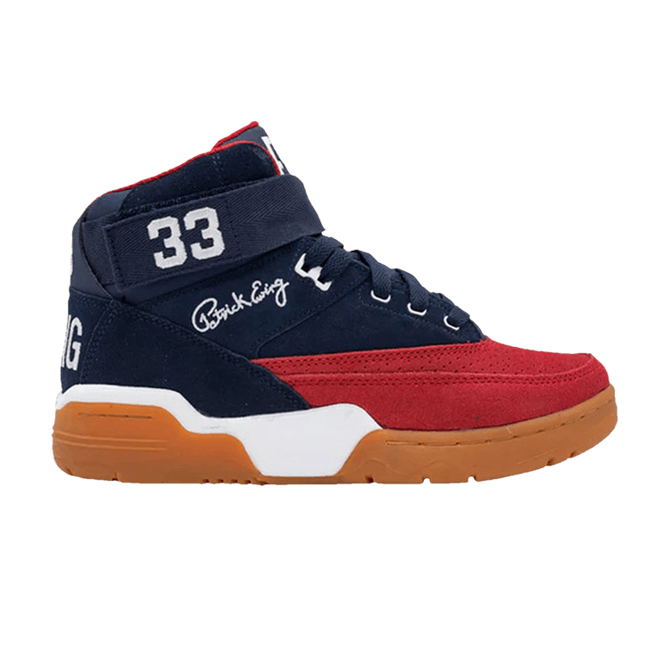 Buy Ewing 33 Mid 'Navy Red Gum' - 1EW90185 422 | GOAT